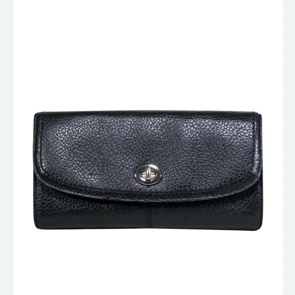 Coach | Bags | Coach Trifold Envelop Wallet In Pebbled Leather | Poshmark